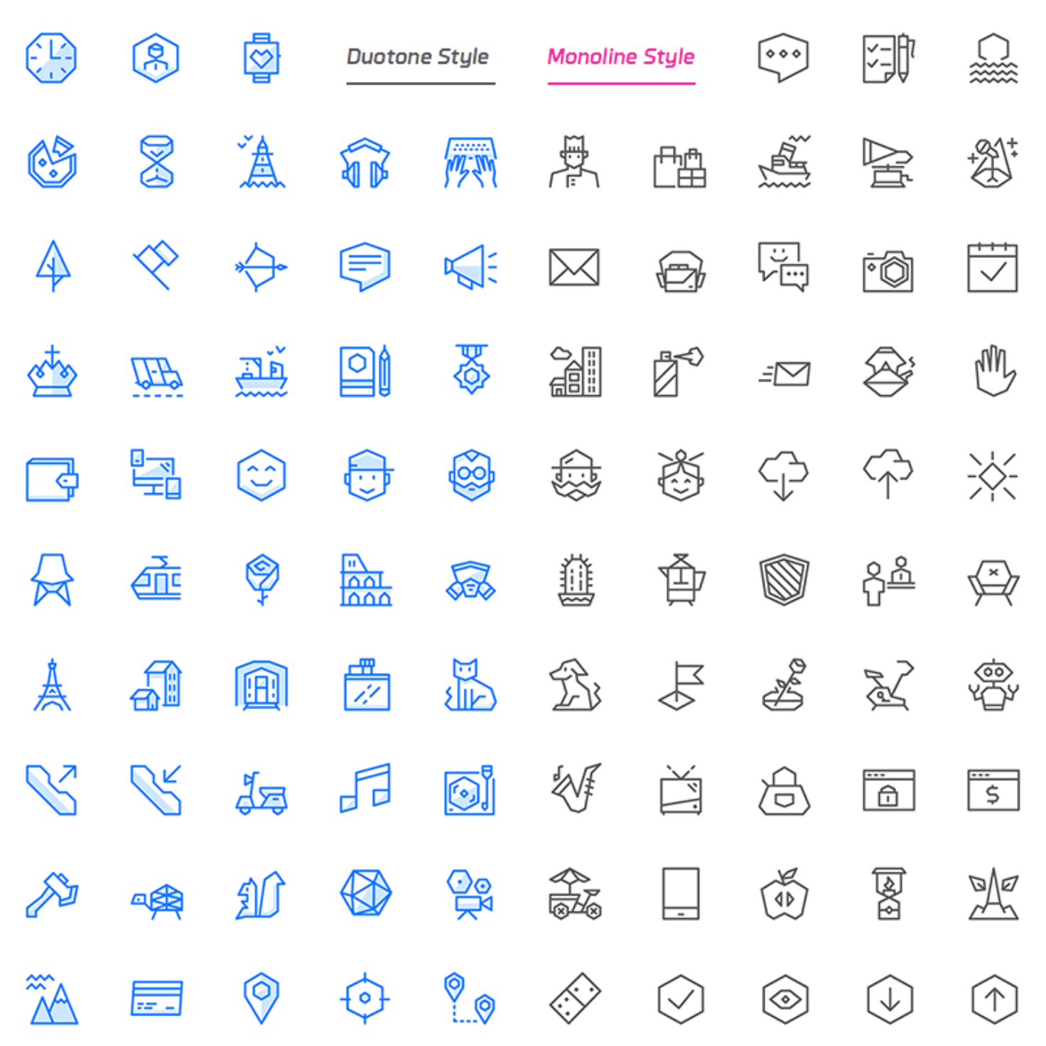 Ego Icons — 3600 Vector Icons in Two Styles • Beautiful Pixels